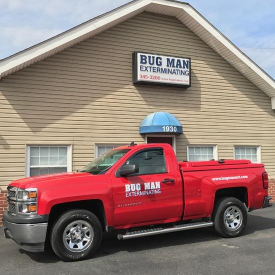 Bug Man Exterminating Service Area | Roanoke Valley, VA